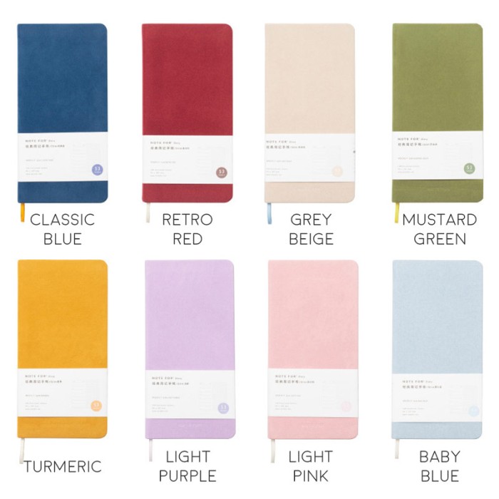 Jual Note For Weekly Planner Slim Notebook - Buku Catatan - Slim ...