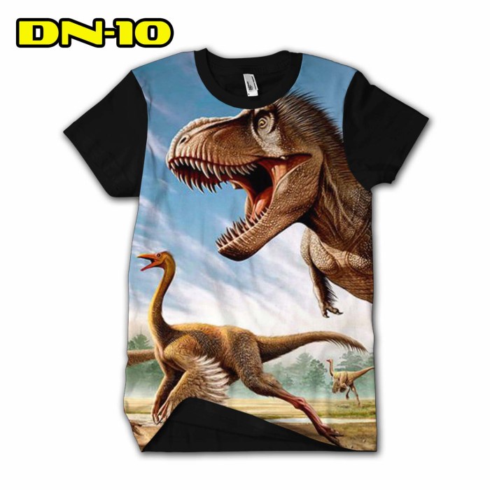 Jual Baju Kaos Dinosaurus T Rex Baju kartun Dinosaurus 3D | Shopee ...