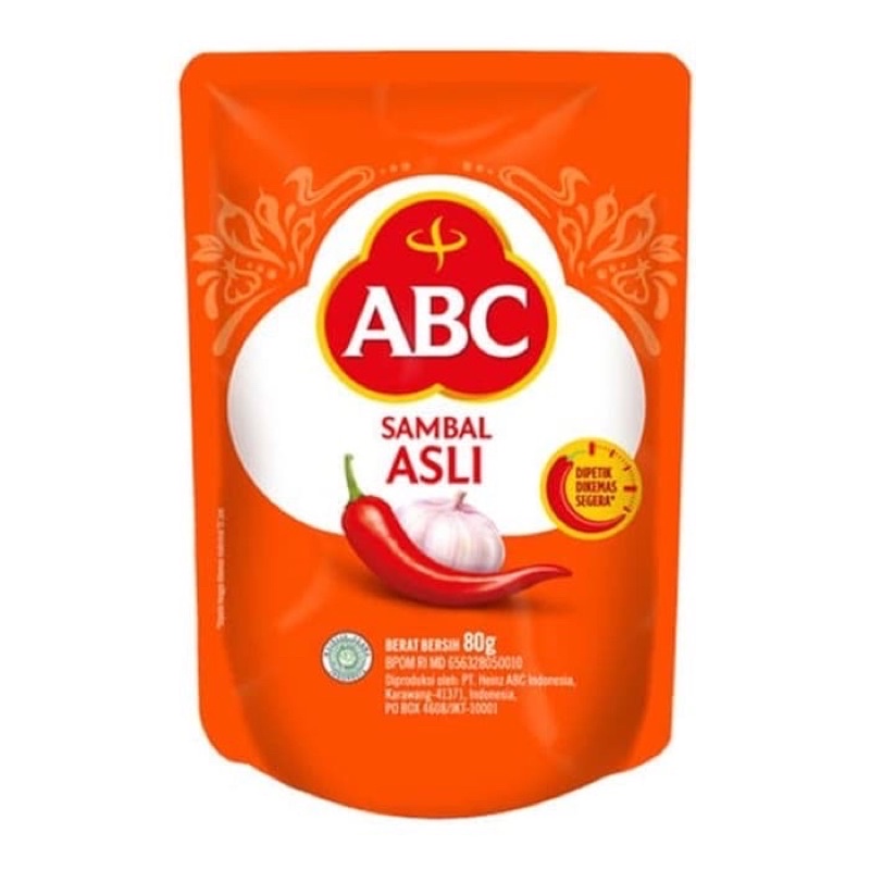 Jual ABC SAMBAL POUCH ASLI 65G | Shopee Indonesia