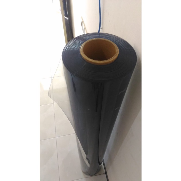 Jual Mika Lentur tebal 0,4mm meteran Lebar 122cm Plastik PVC Soft Lemes Clear Bening Transparan ...