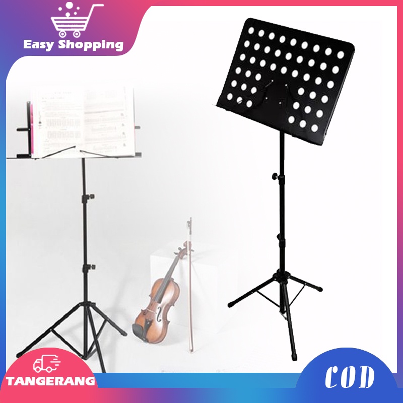 Jual Stand Book Musik Stand Partitur Untuk Buku Musik Hitam Music Stand ...