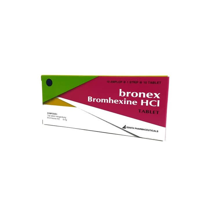 Jual Bronex Strip 10tablet / Obat Batuk / Mengencerkan Dahak | Shopee ...