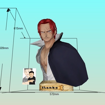 Jual Shanks One Piece Film Red / Shanks Bust Papercraft File PDF 7 PDO | Shopee Indonesia