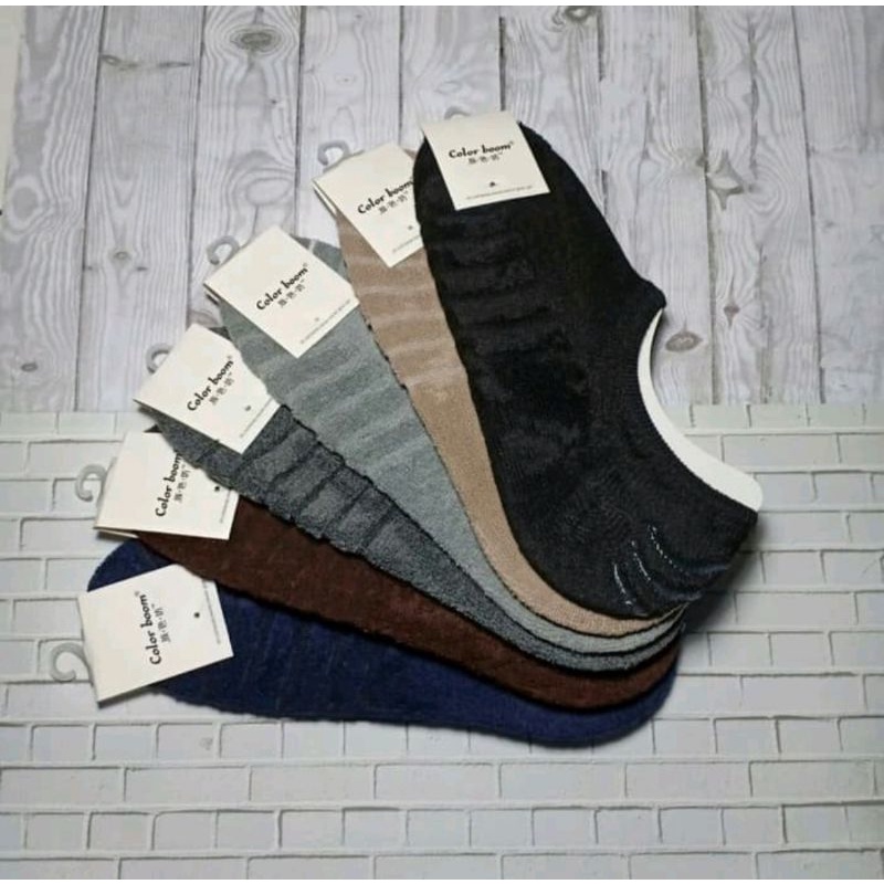 Jual ( KAOS KAKI HANDUK ) kaos kaki pendek tebal invisible kaos kaki serat bambu | Shopee Indonesia