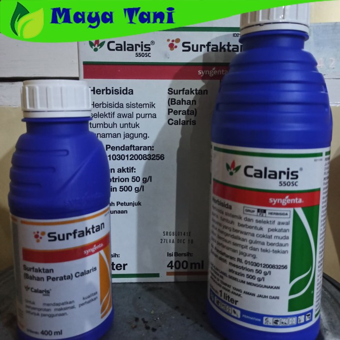 Jual Paket Obat Pertanian Herbisida CALARIS 550SC - 1 L SURFAKTAN - 400 ...