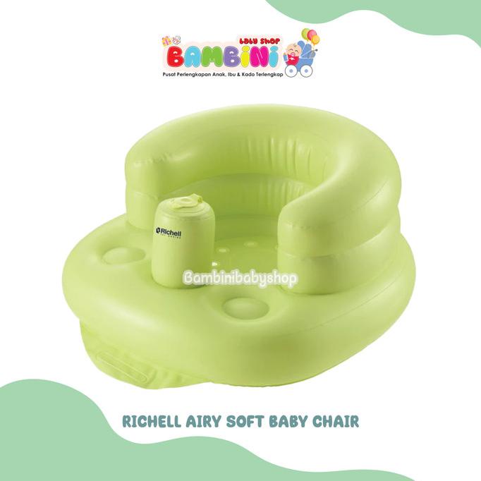 Jual Richell Baby Airy Chair Soft Bath Chair / Kursi Bayi Inflatable ...