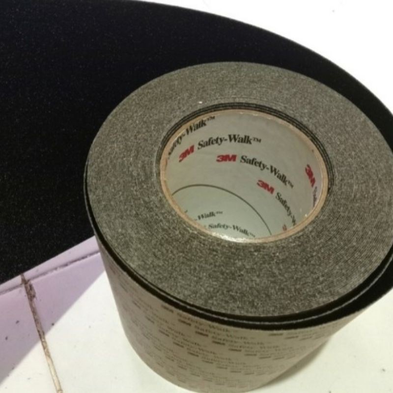 Jual Original 3M - Anti Slip Tangga 15cm x 1 meter safety Walk Anti Licin Lantai 3M Lakban Kasar ...
