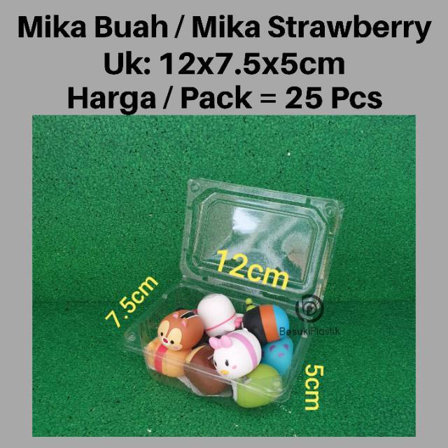 Jual Mika Strawberry / Mika Buah Strawberry / Mika Plastik Strawberry ...