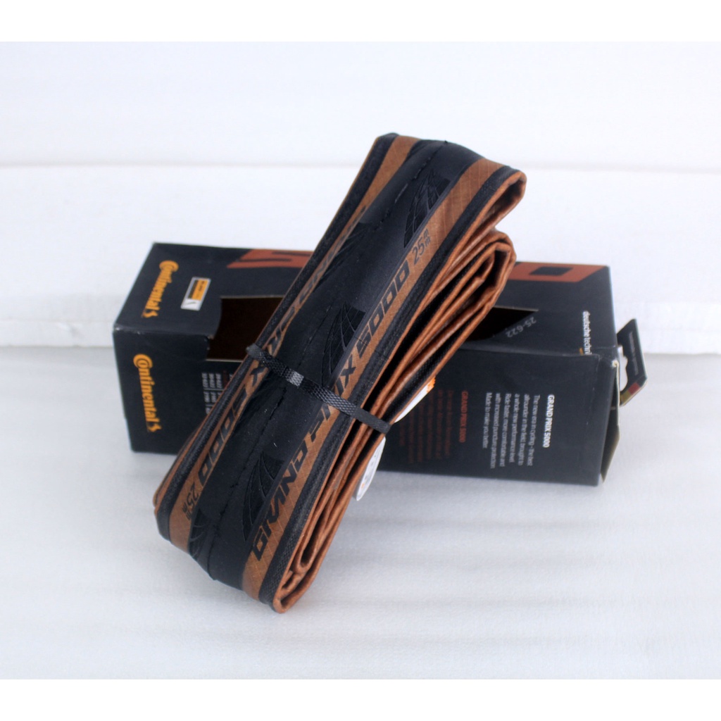 Jual Ban Sepeda Continental GP 5000 Tan Wall Transparent 700x25c ...
