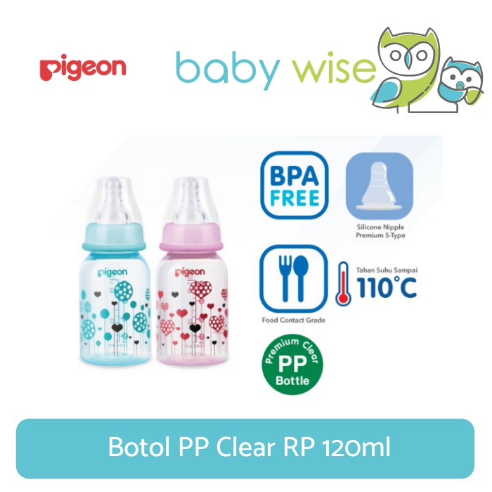 Jual Pigeon Botol PP Clear RP 120ml | Shopee Indonesia