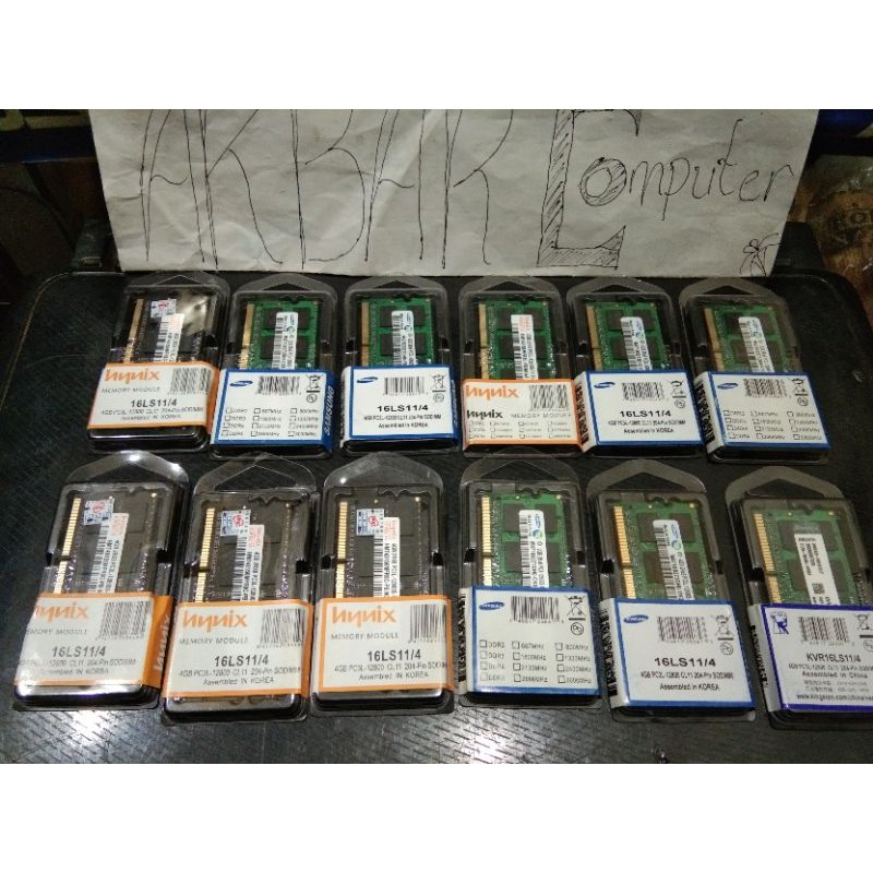 Jual ram laptop ddr3L & ddr3 4gb merek samsung dan Hynix | Shopee Indonesia