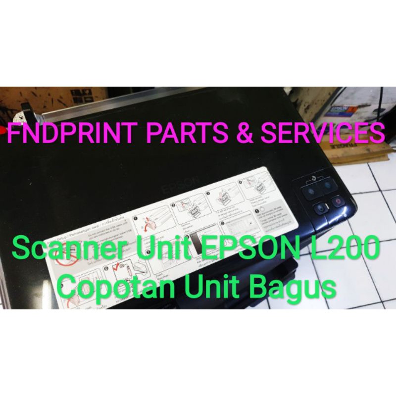 Jual Scanner Assy EPSON L200 Bekas Second Copotan Unit Bagus | Shopee ...