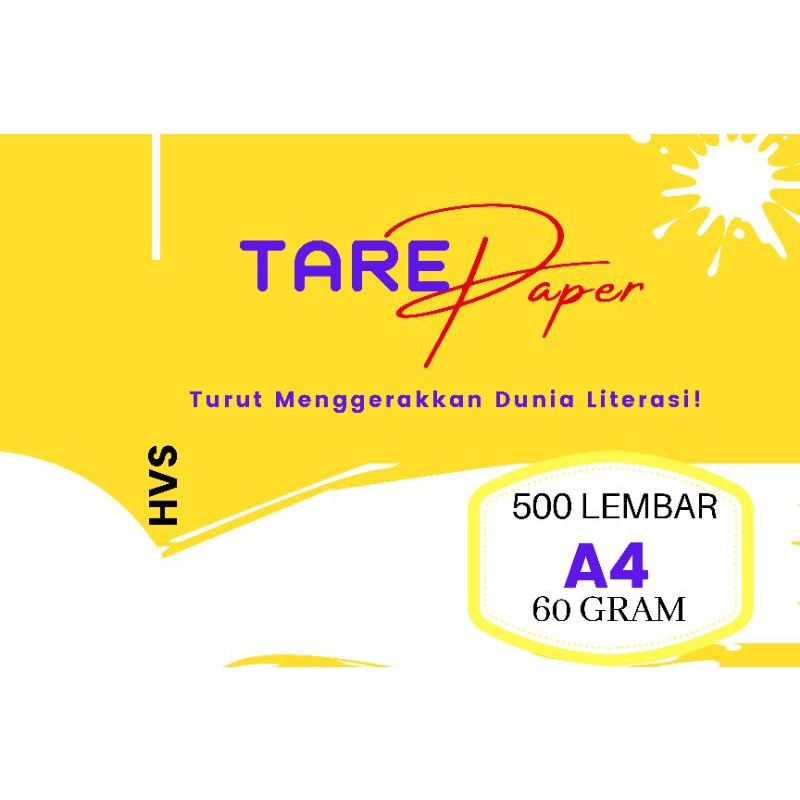 Jual Kertas HVS A4 60 Gram HVS A4 60gr HVS A4 60 grm HVS A4 60g 500 ...