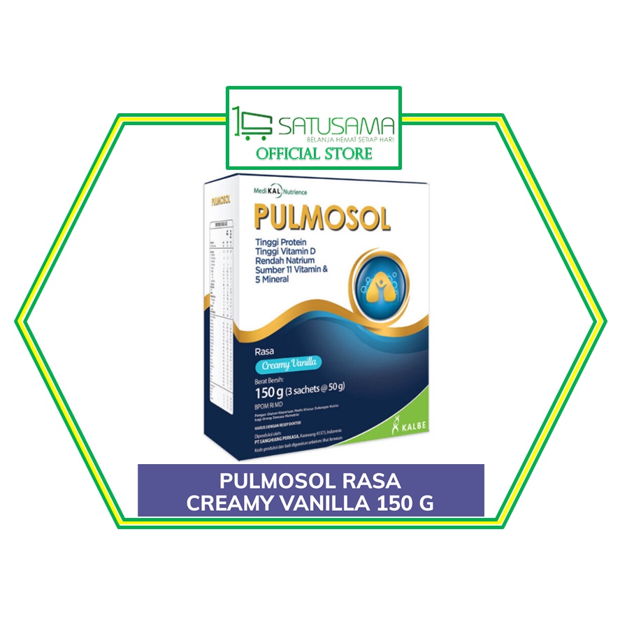 Jual PULMOSOL VANILA 150 G | Shopee Indonesia