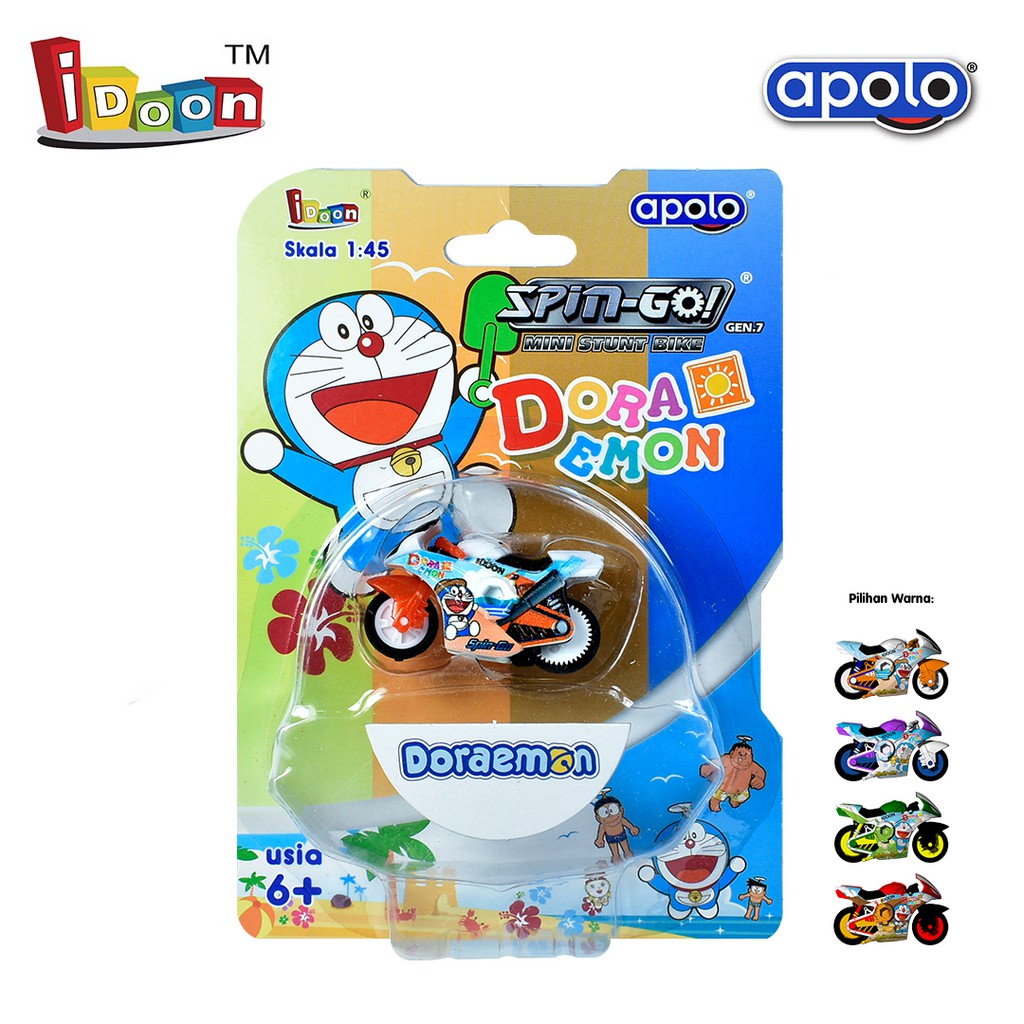 Jual Spin-go Mini Stunt Bike Doraemon | Shopee Indonesia