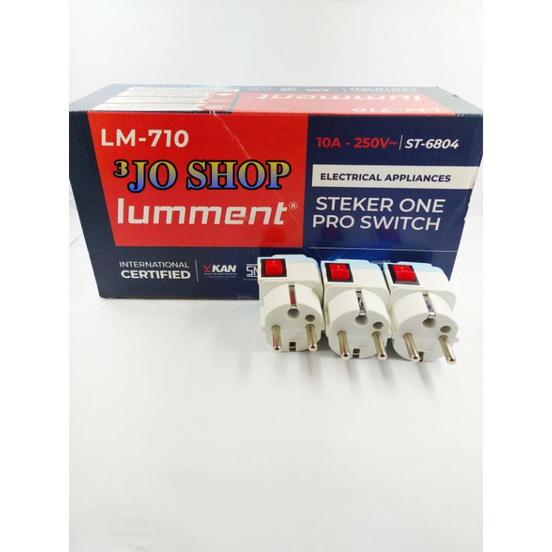 Jual Steker One Pro Saklar/Steker Serbaguna+Switch Kaki 2 Lampu Lumment ...