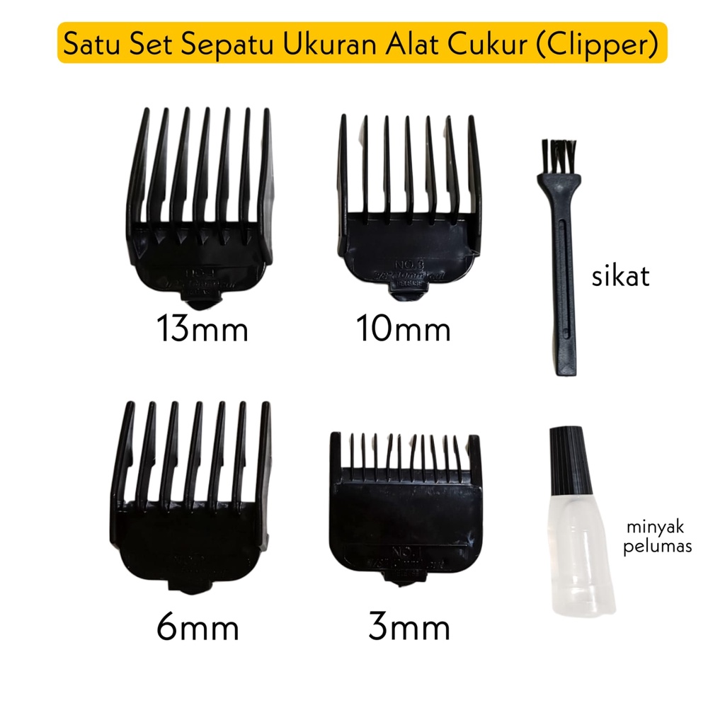 Jual Sepatu Alat Cukur Hair Clipper Cukuran Rambut 4 Set 8808 | Shopee ...