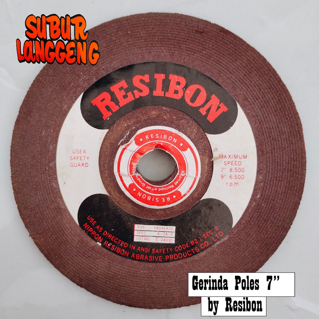 Jual Mata Gerinda Poles 7'' by Resibon | Shopee Indonesia