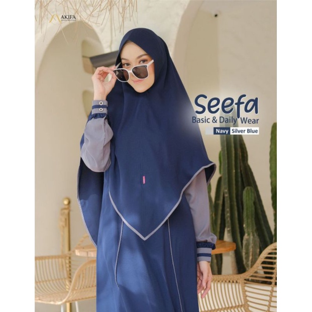 Jual Seefa Dress by Akifa ( set Khimar) | Shopee Indonesia