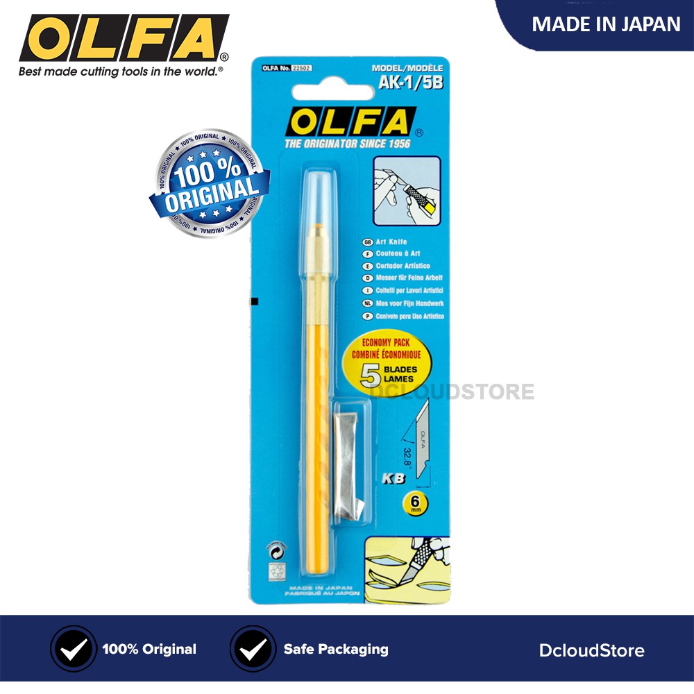 Jual Cutter Art Knife Olfa AK-1/5B | Shopee Indonesia