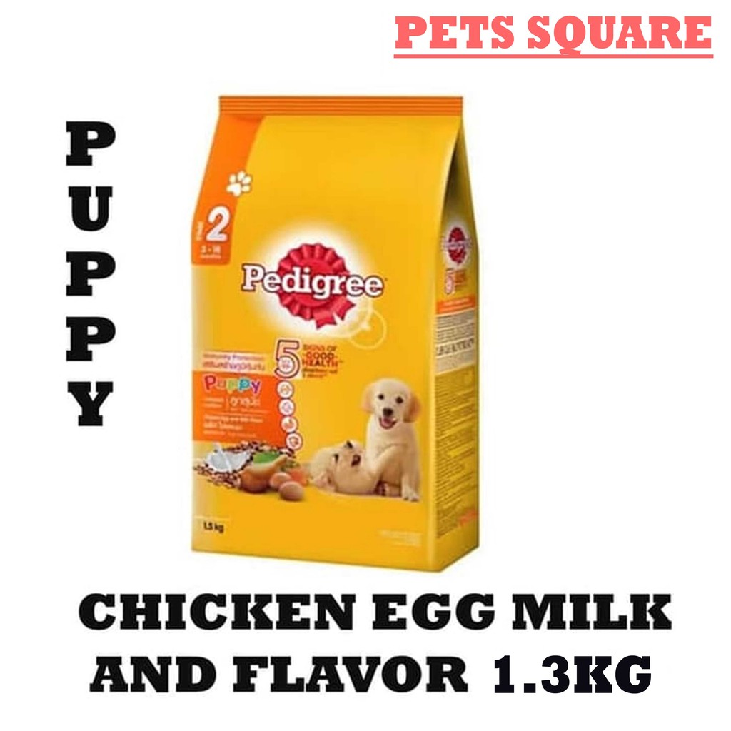 Jual PEDIGREE PUPPY CHICKEN, EGG & MILK FLAVOR 1.3KG | Shopee Indonesia