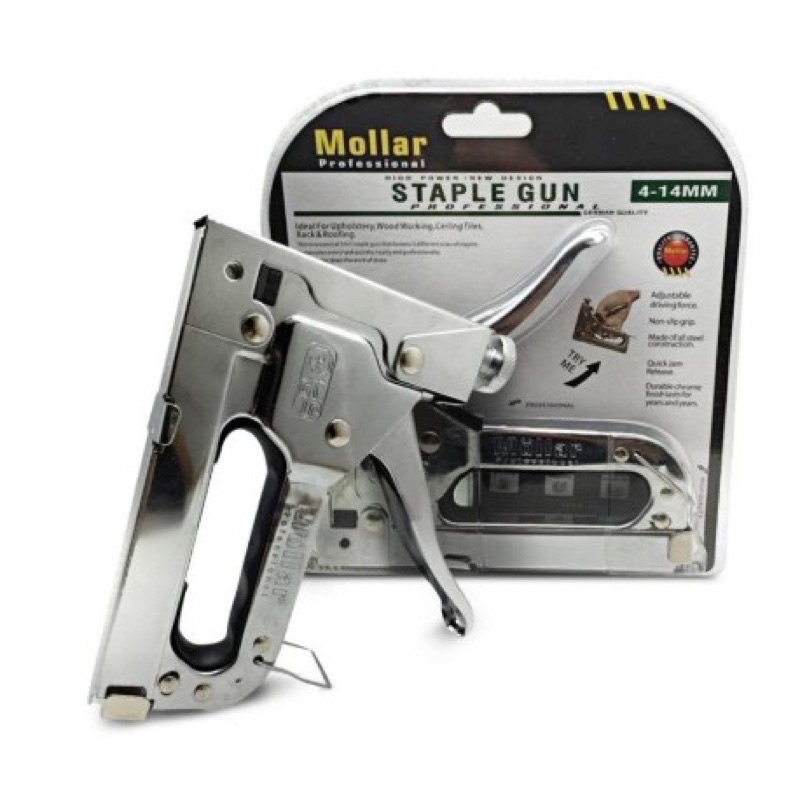 Jual Staples Stapler Tembak Gun Tacker 3in1 MOLLAR Staples Jok Tembak ...