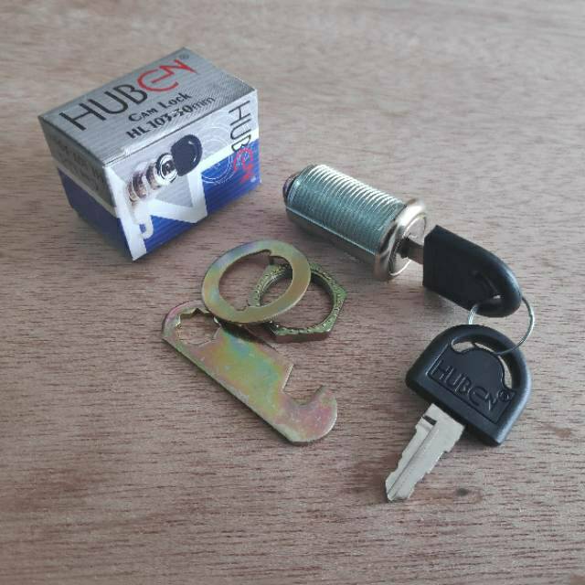 Jual Kunci Cam Lock Camlock / Cantol / Kait / Locker Huben HL 103 - 30 mm | Shopee Indonesia