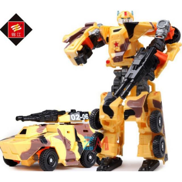 Jual Robot Transformers Mobil Panser Perang Deformation | Shopee Indonesia