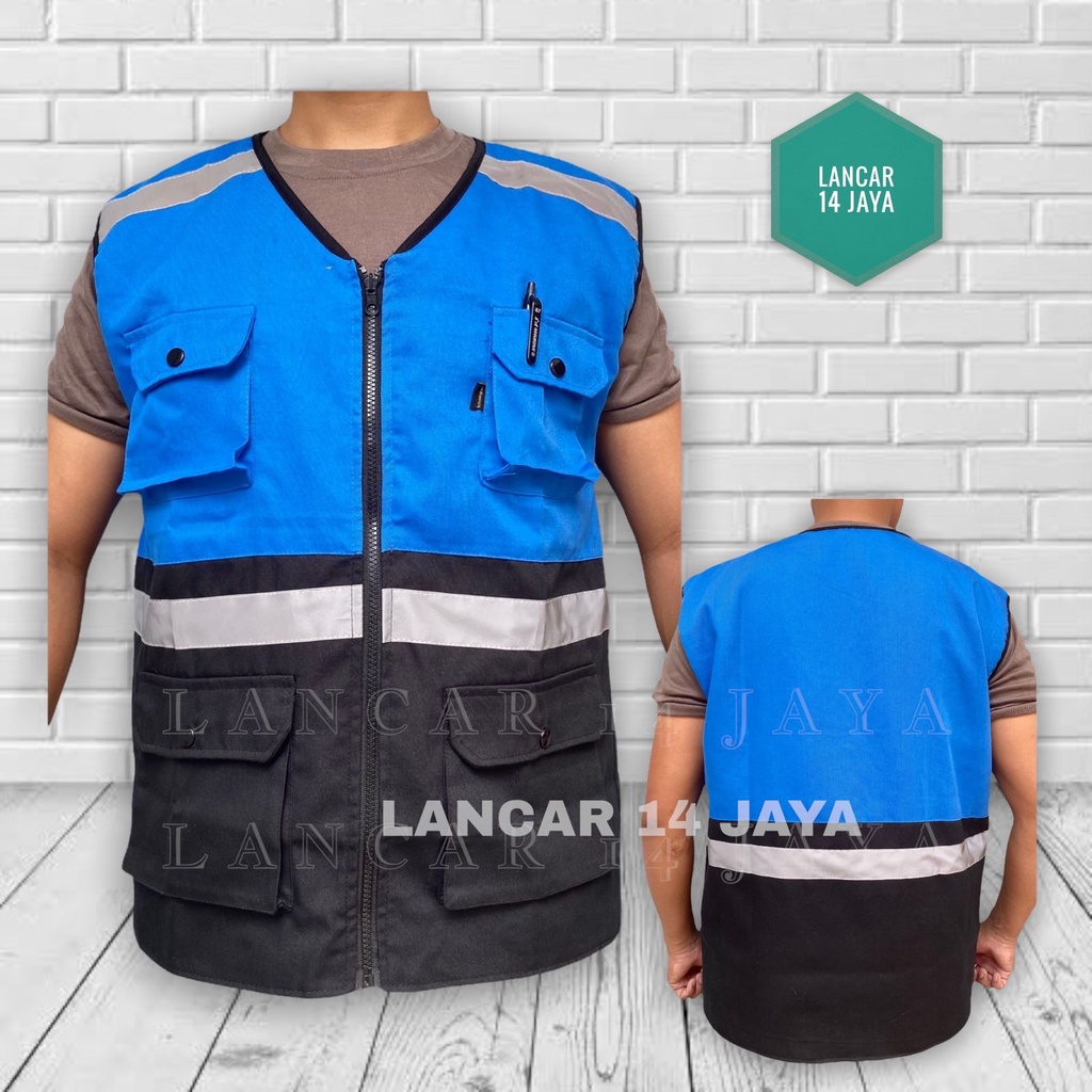 Jual Rompi Safety Kombinasi / Rompi Proyek / Rompi Parkir / Rompi Motor ...