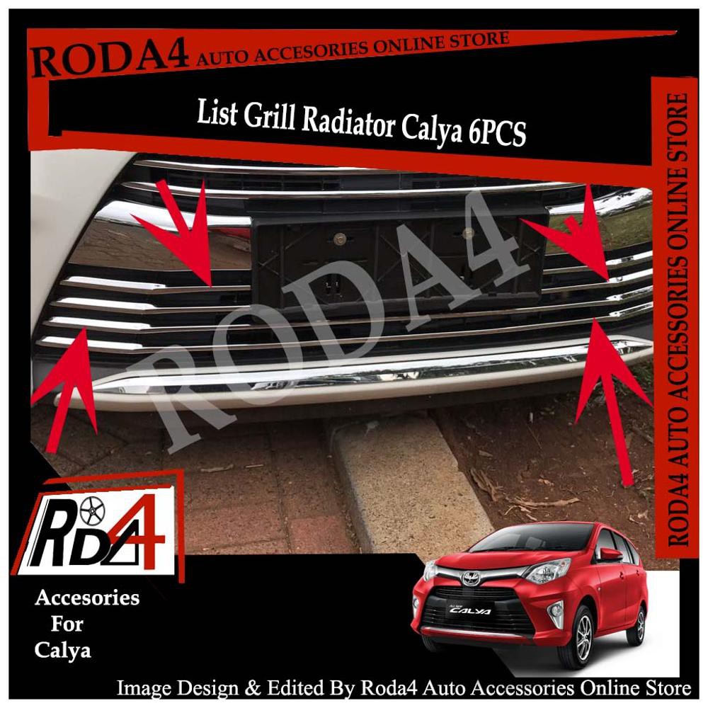 Jual List Garnish Grill Radiator Bawah Calya 6 Pcs | Shopee Indonesia