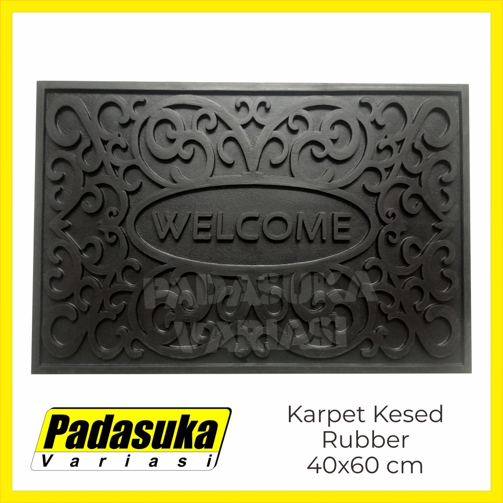 Jual Keset Kaki Keset Welcome Home Besar Karet Anti Slip 40x60 Keset Outdoor Keset Indoor Pintu ...