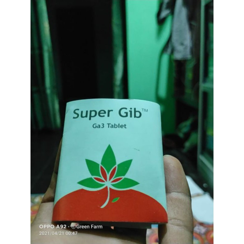 Jual 1 Kotak Supergib isi 10 biji Super gib Ga3 Tablet Zpt Tanaman ...