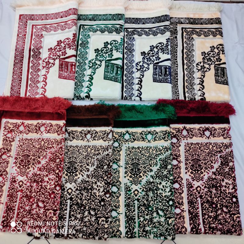Jual Sajadah Turkey Super Premium New Asli Bahan Bludru Lembut Dan ...