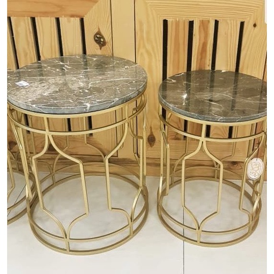 Jual Meja Nano Duo Bahan Besi Replika Marmer TOP Kayu Lapis HPL Motif ...