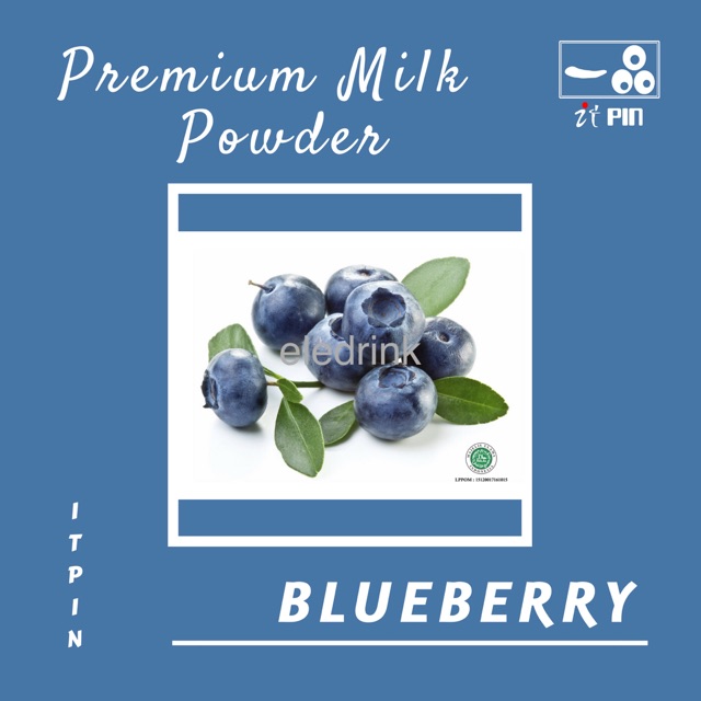 Jual ITPIN 1kg Premium Milk Powder Rasa Blueberry | Shopee Indonesia
