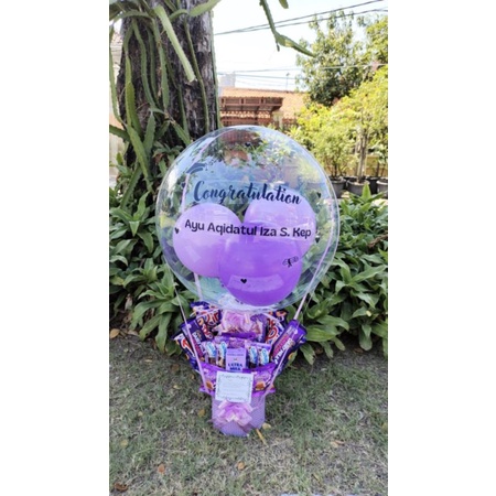 Jual BUCKET BALLON Wisuda/ BUCKET GRADUATION/ BUCKET BIRTHDAY Buket ...