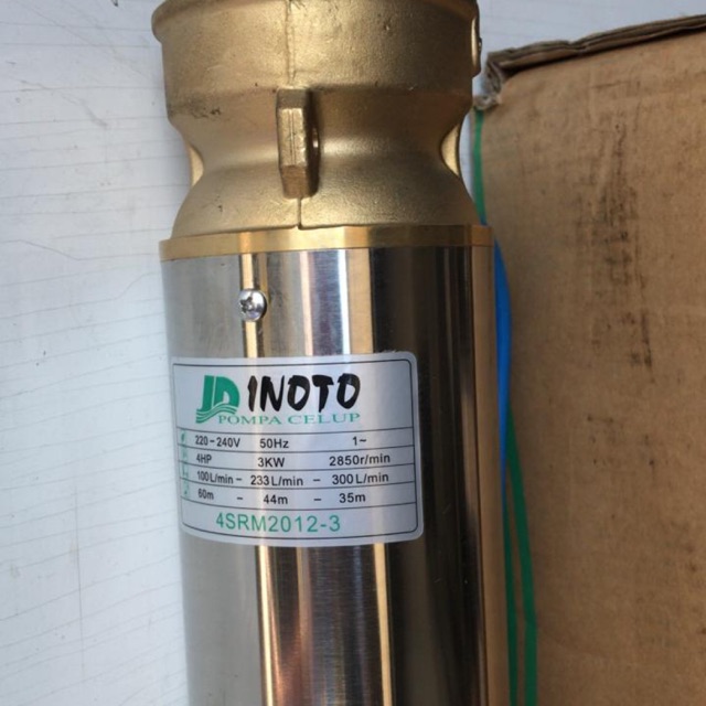 Jual Pompa air submersible 4 Dim 4 Hp 220Volt inoto 2012 plastik ...