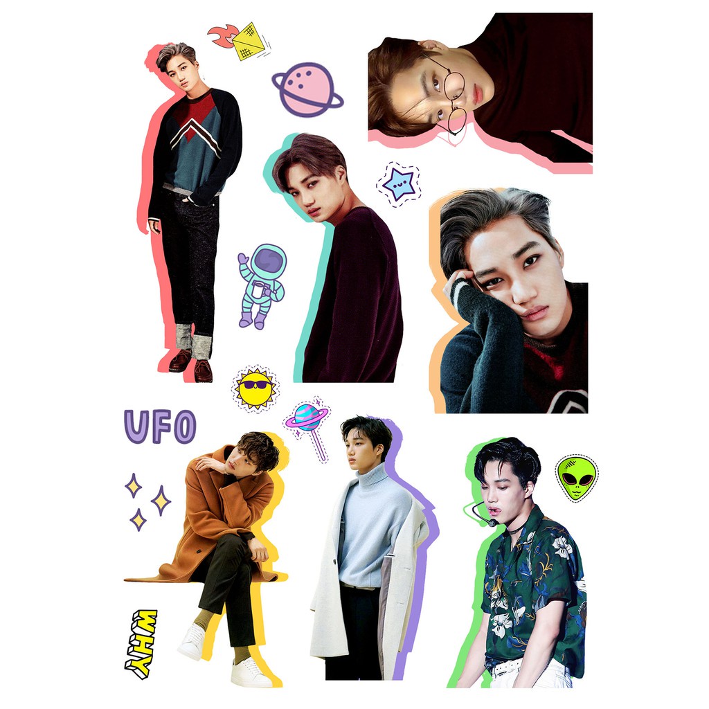 Jual STIKER Exo KPOP TUMBLR AESTHETIC SET / Stiker Pack Aesthetic ...
