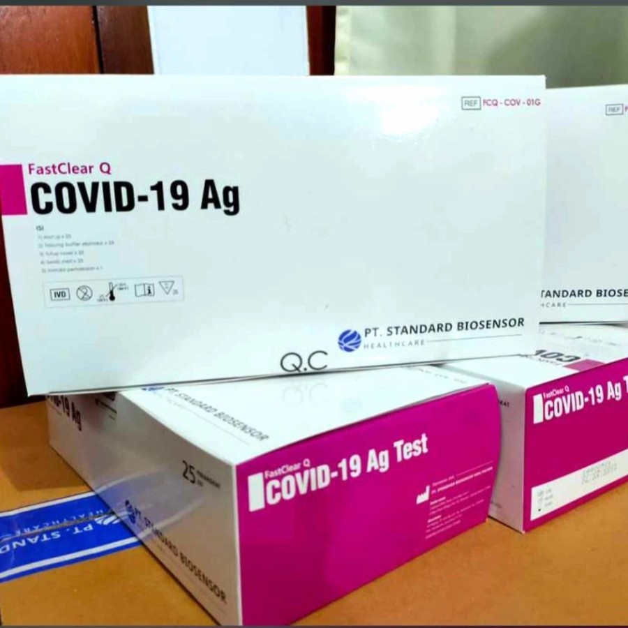 Jual Swab Antigen Biosensor fastclear Q Naso 1 Box isi 25 Pcs | Shopee ...