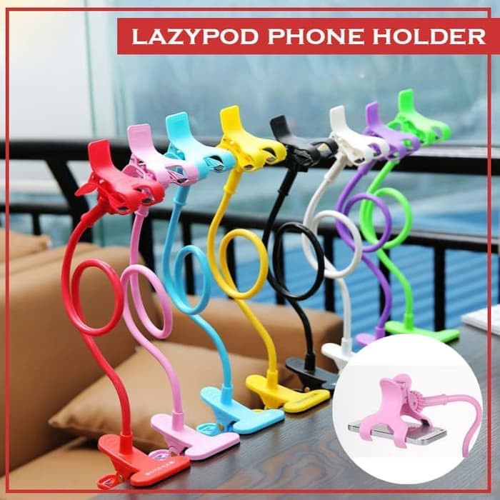 Jual Lazy Pod Phone Holder / Pegangan HP / LazyPod Cantolan Meja Jepit ...