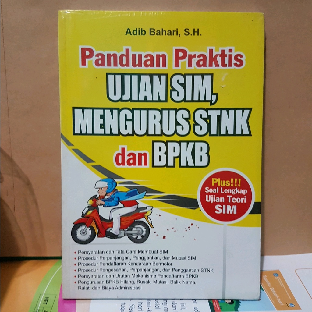 Jual PANDUAN PRAKTIS UJIAN SIM MENGURUS STNK DAN BPKB SOAL LENGKAP UJIAN TEORI SIM | Shopee ...