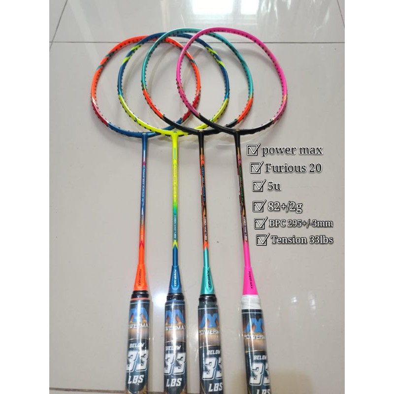 Jual Raket power max forious 20 Original | Shopee Indonesia