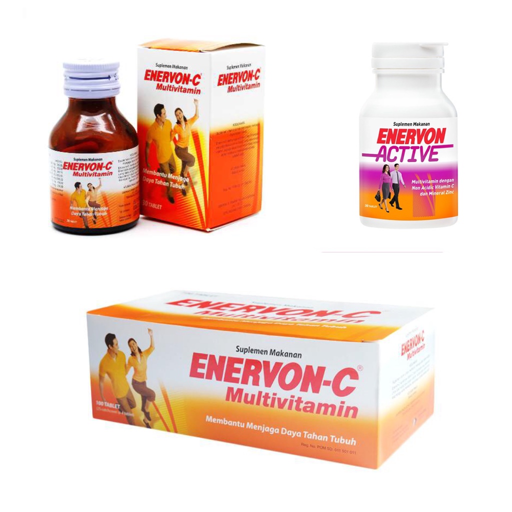 Jual ENERVON C / ENERVON C ACTIVE Tablet , Syrup, Effervecent ...