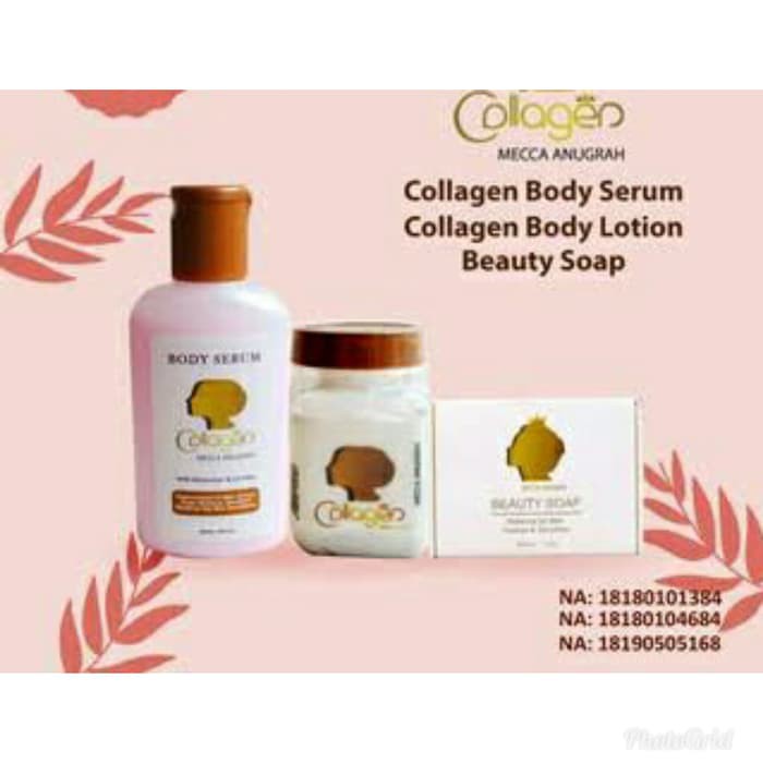 Jual PAKET BIBIT COLLAGEN MECCA + BODY SERUM COLLAGEN MECCA + BEAUTY ...