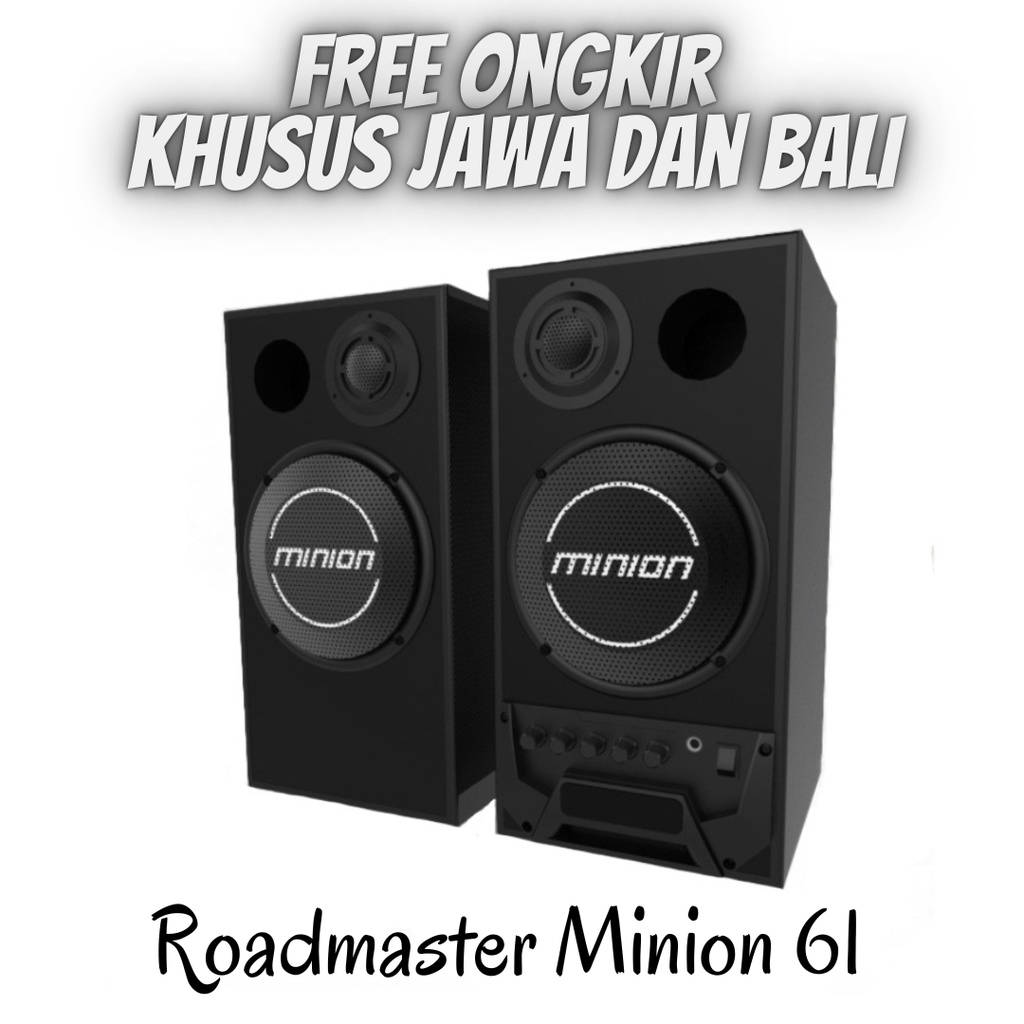 Jual TWS Bluetooth Roadmaster Minion 61, dengan Drivers 1 x 6" Woofer ...