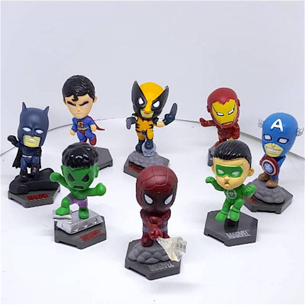 Jual Figure Set topper cake patung mainan The Avengers Marvel mini ...