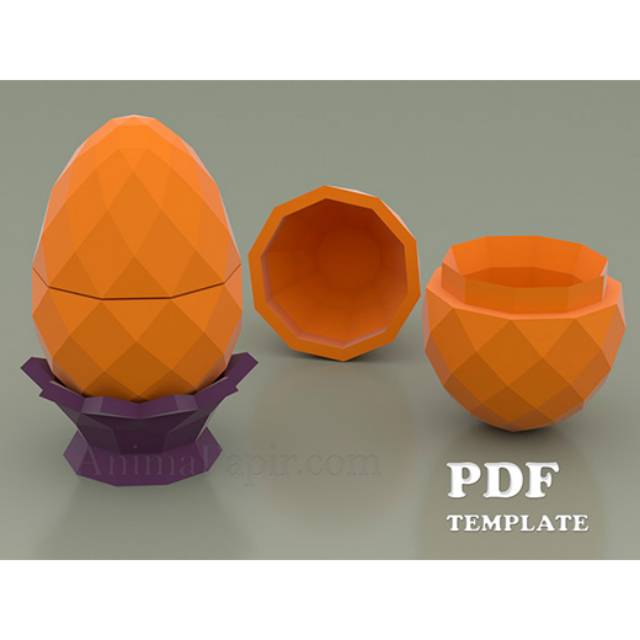 Jual Low Poly Egg Papercraft | Shopee Indonesia