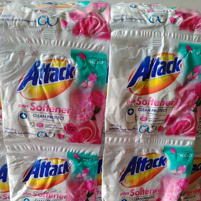 Jual Deterjen Jaz1 Attack / Attack Softener Sabun Cuci Baju Bubuk Murah ...
