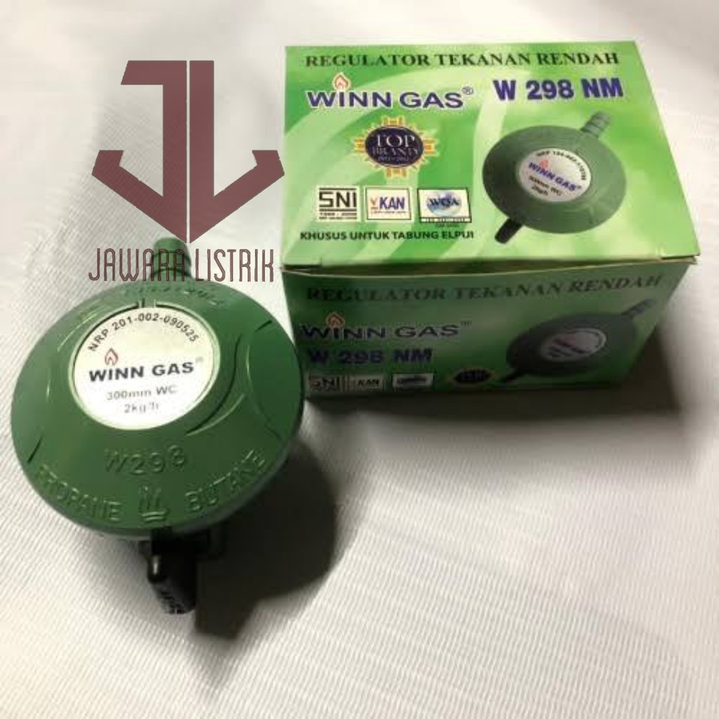 Jual REGULATOR WINN GAS LOW PRESSURE W 298 NM KEPALA GAS NON METER ...