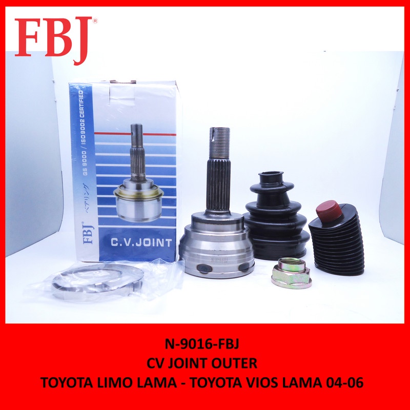 Jual CV JOINT LUAR TOYOTA LIMO LAMA TOYOTA VIOS LAMA 04 06 NON ABS FBJ AS RODA | Shopee Indonesia